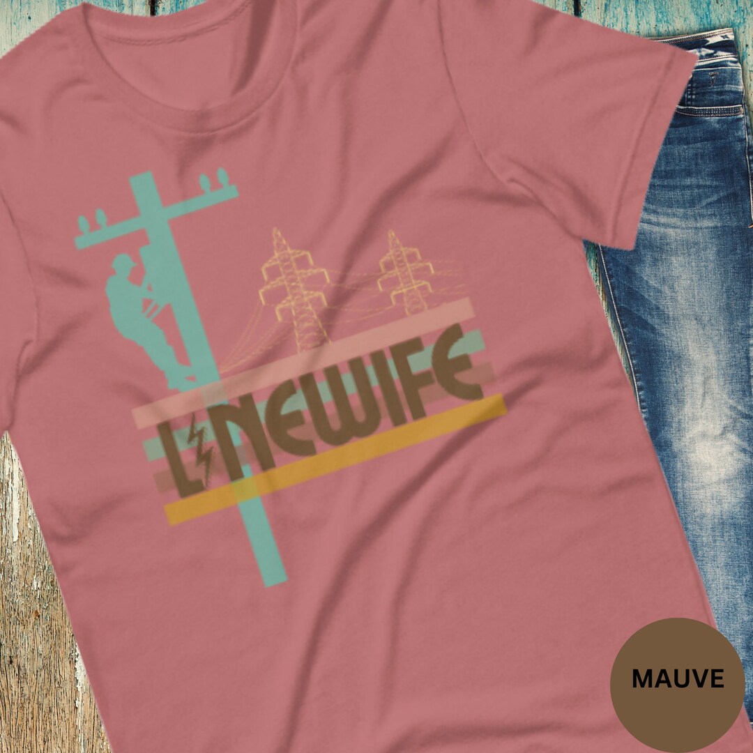 Lineman Wife T-shirt | Linewife Tshirt | Electricians Wife Tee ...