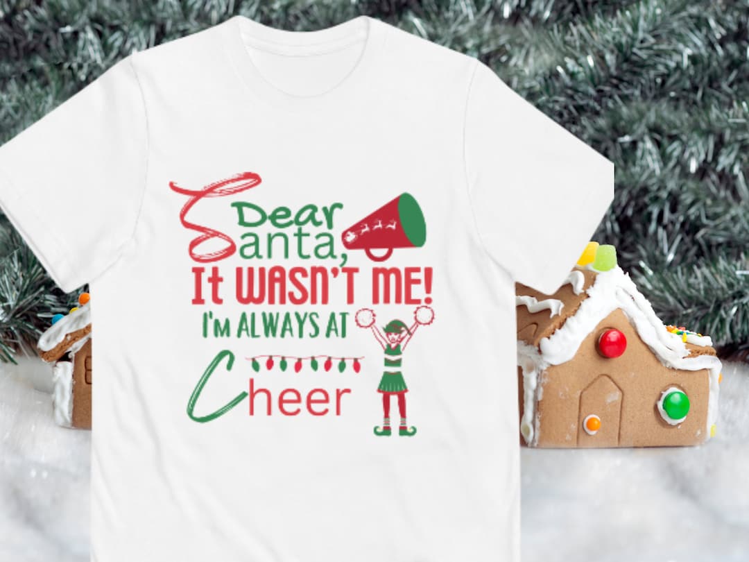 Youth Christmas Cheer Shirt, Cheer Shirt, Funny Cheer Shirt, Santa ...