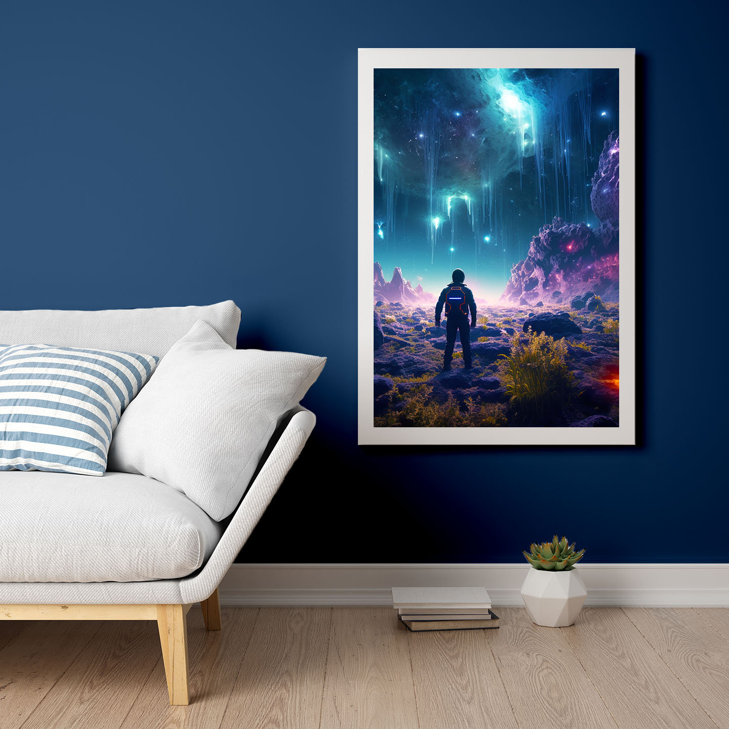 Luminous Crater Digital Art | Space Art | Vibrant Digital Art | Galaxy ...