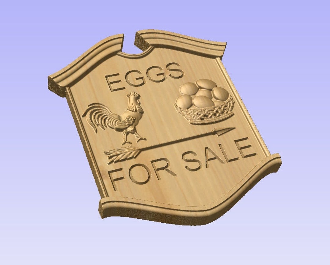 Eggs for Sale Farm House Sign - 3D V CARVED Wood Sign - Etsy