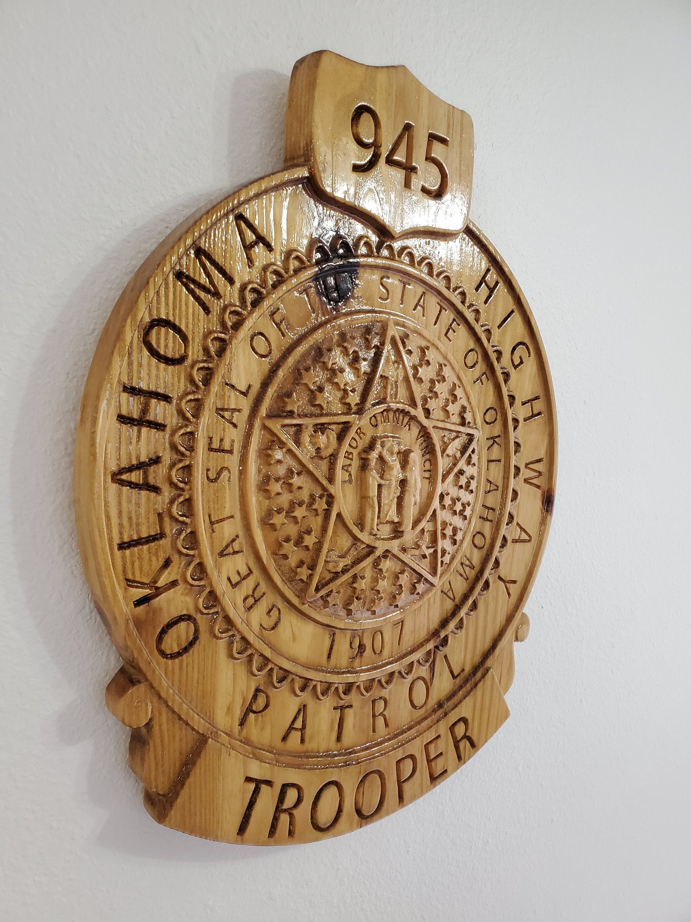 NEW Improved Design - Custom Oklahoma Highway Patrol Trooper Police ...
