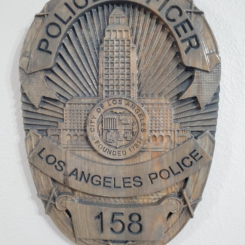 Lapd Badge - Etsy