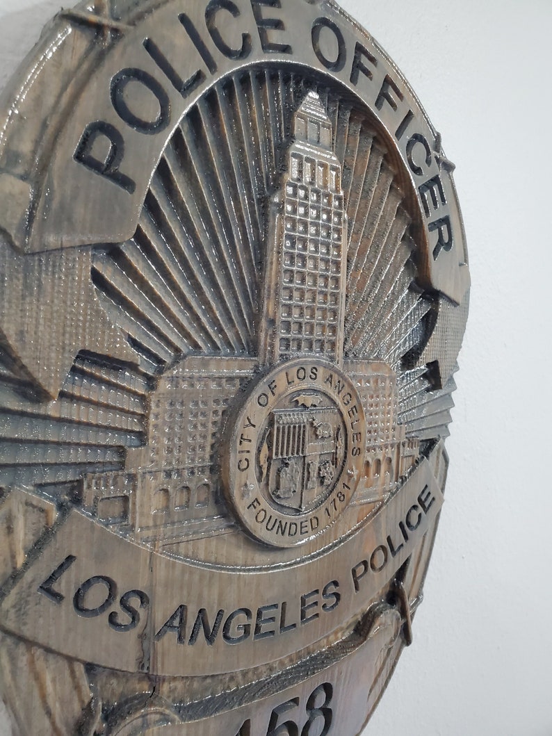 New Improved Design!! LAPD - Los Angeles Police Personalized Police ...