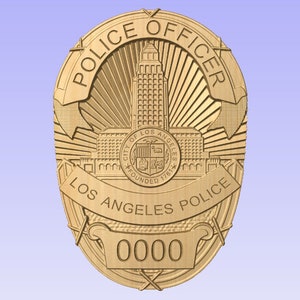 New Improved Design!! LAPD - Los Angeles Police Personalized Police ...