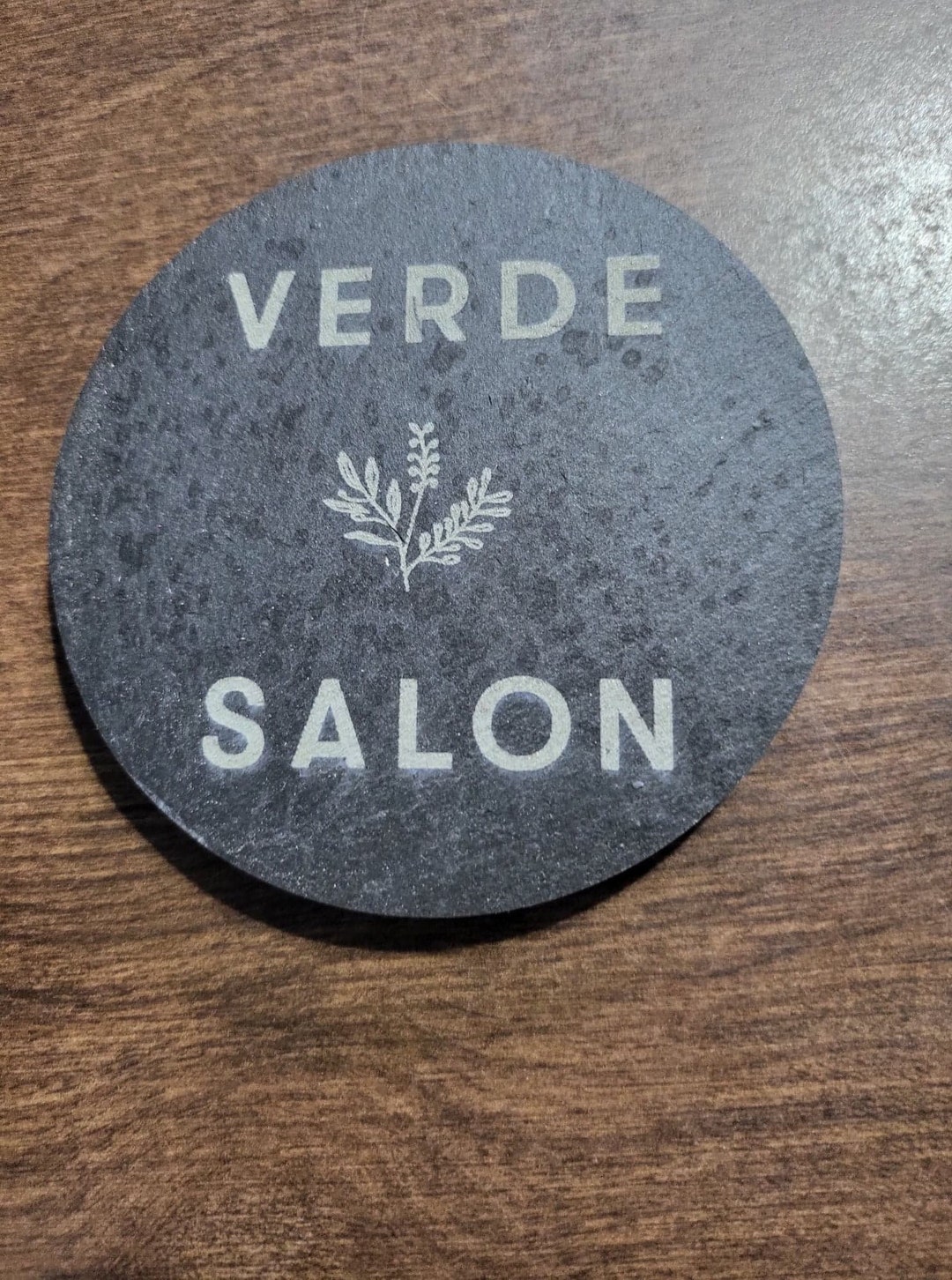 Made to Order. Custom Laser Engraved Round Slate Coasters. - Etsy
