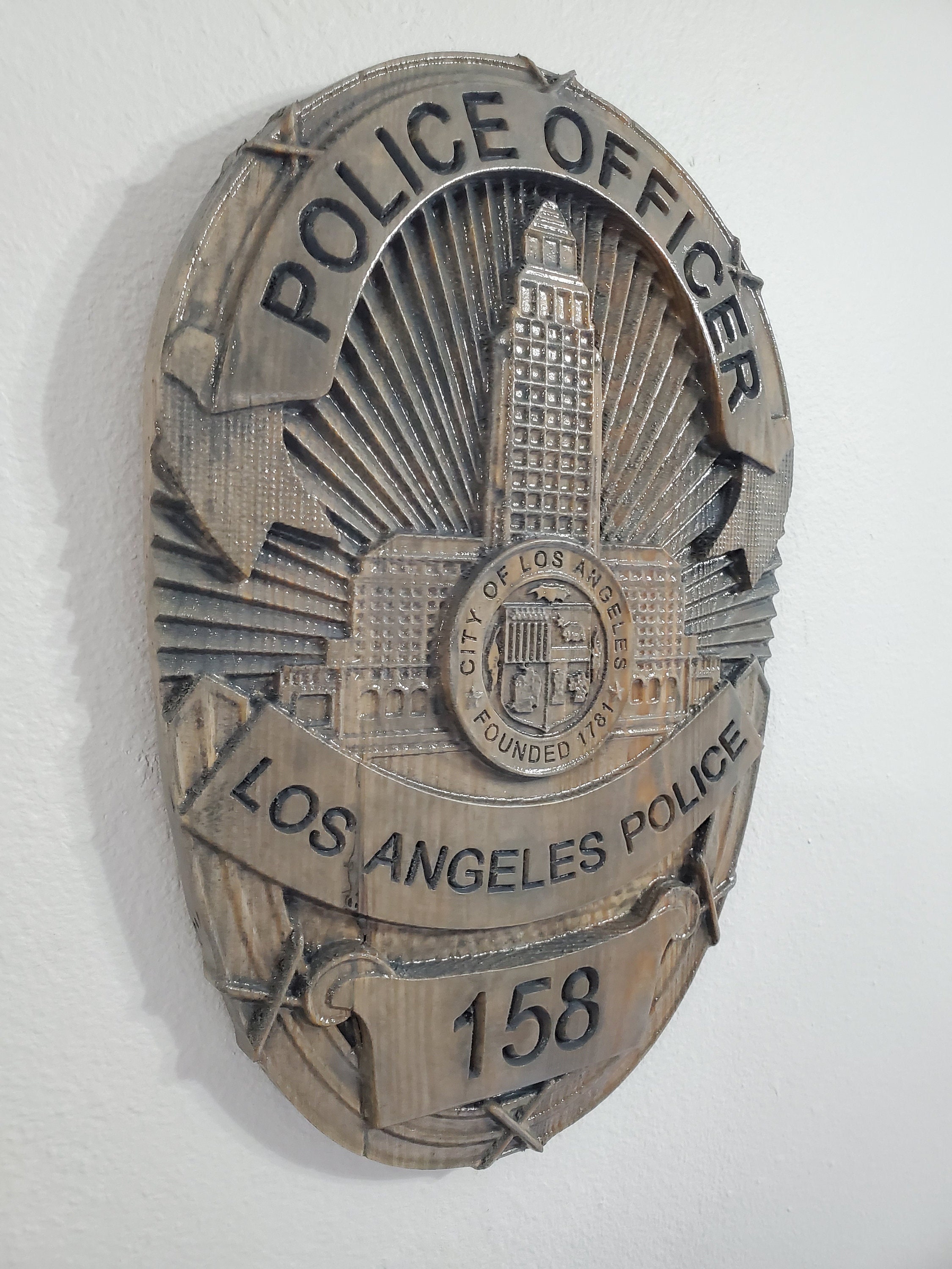 New Improved Design!! LAPD - Los Angeles Police Personalized Police ...