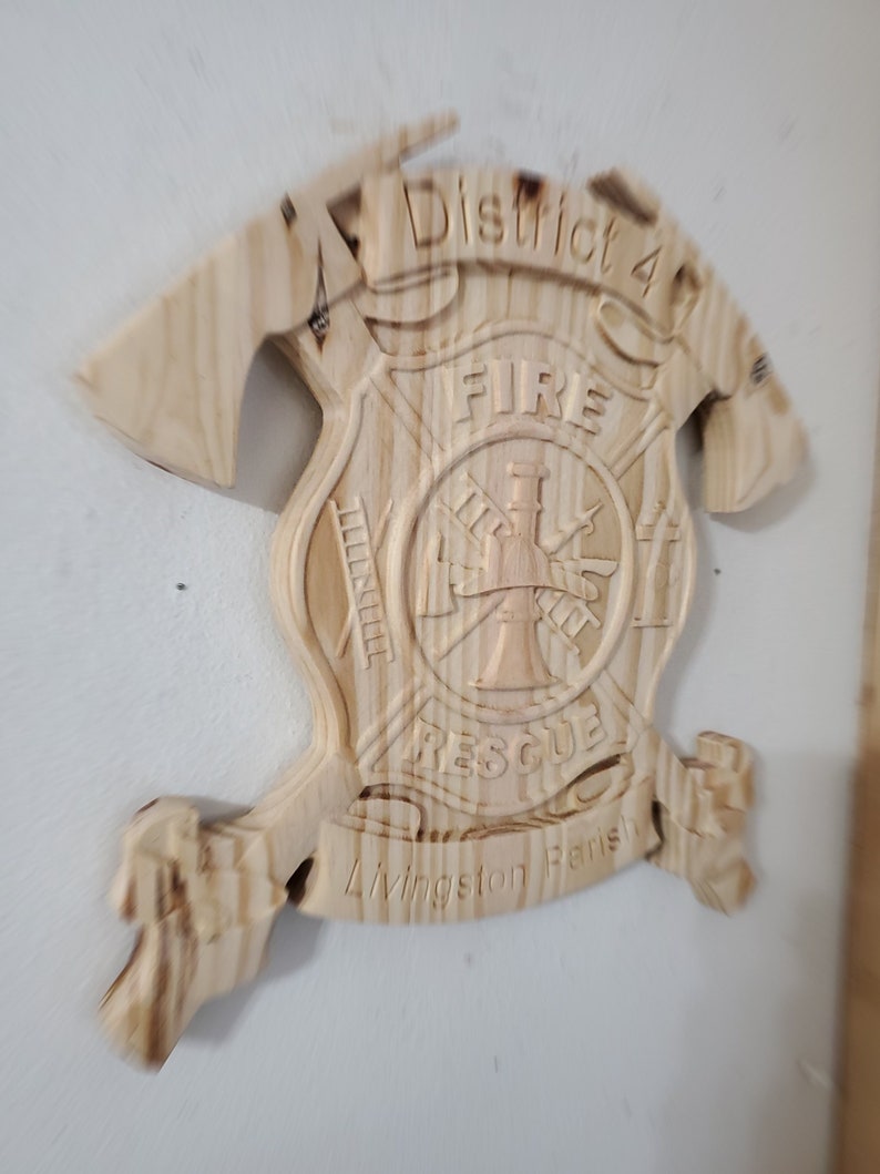 Personalized Fire Dept Fighter Cross Axes V Carved Wooden Sign - Etsy