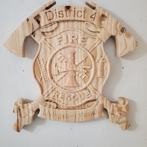 Personalized Fire Dept Fighter Cross Axes V Carved Wooden Sign - Etsy