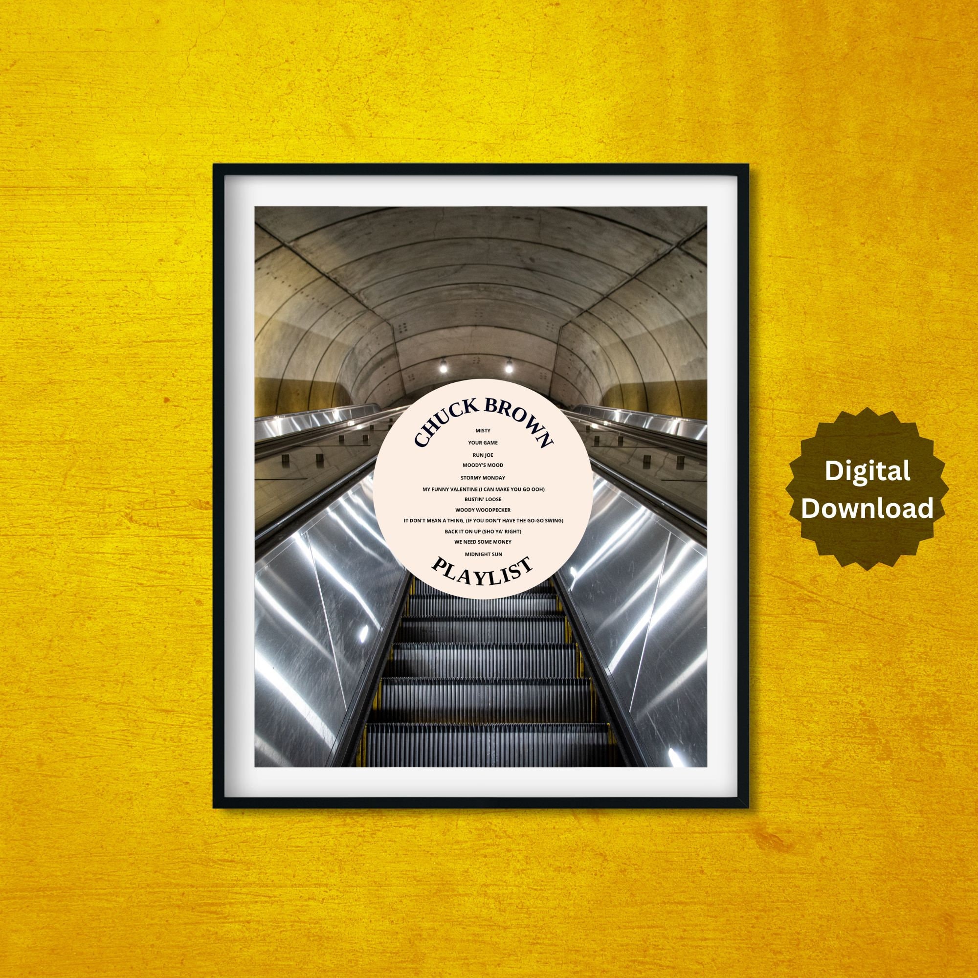 Washington DC Metro Music Wall Art Go-go Music Wall Art Washington DC ...