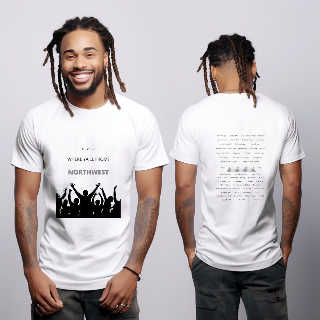 Washington DC T-shirt Go-go Music Lover Tee DC Culture Apparel African ...