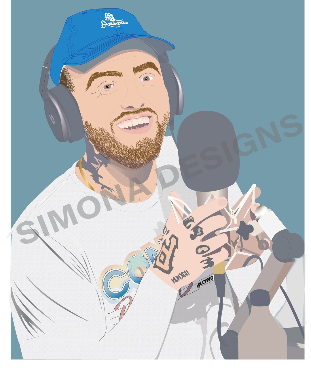 Mac Miller Print - Etsy