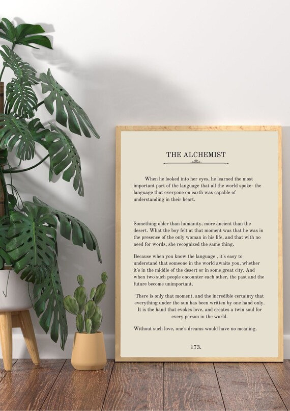 Alchemist Book Quotes