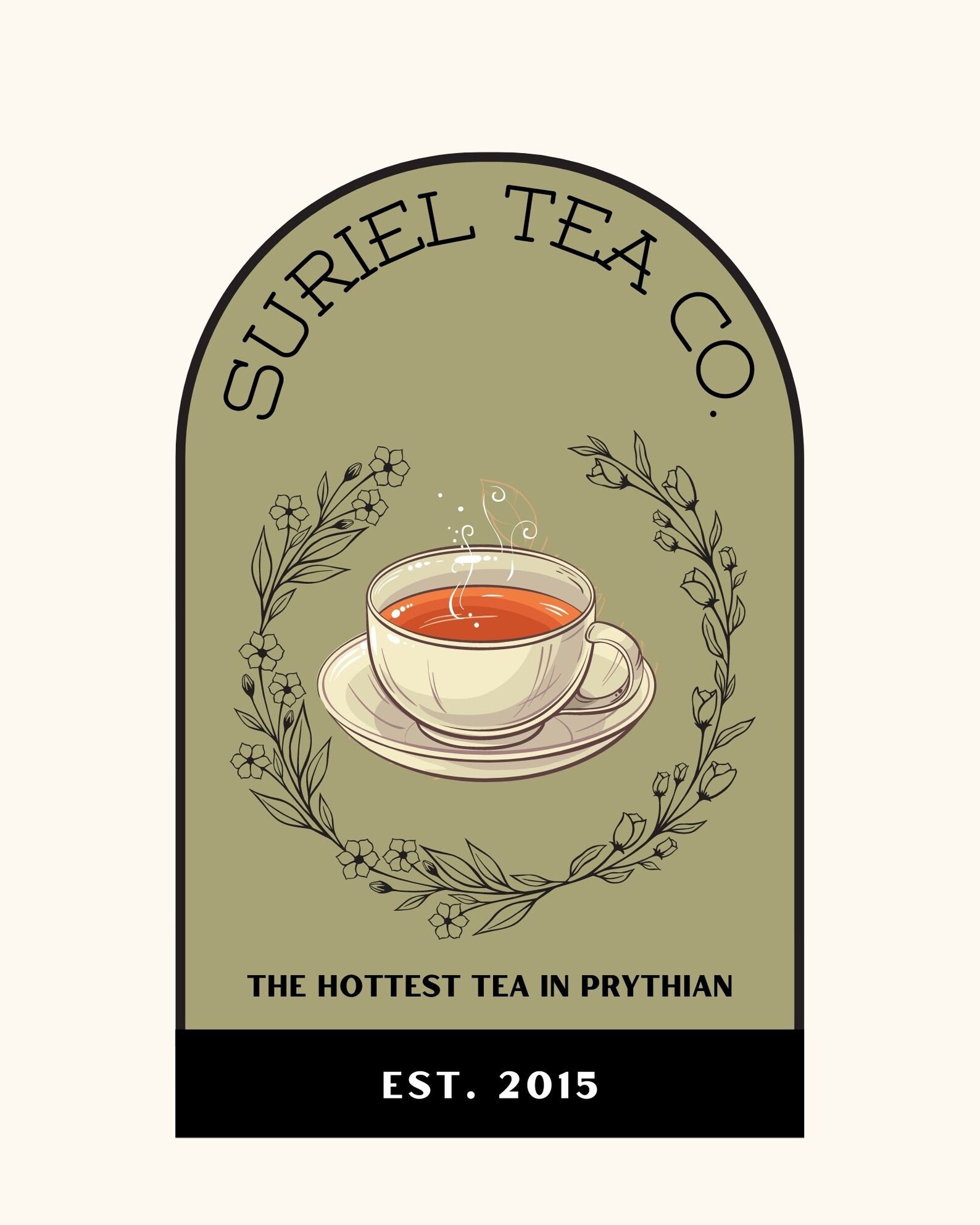 ACOTAR. Suriel Tea Co Book Art. Digital Print Sarah J Maas - Etsy