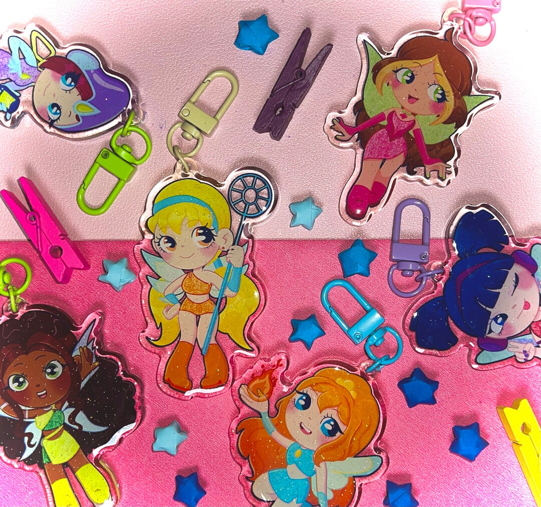 Winx Fairy Acrylic Keychain - Etsy