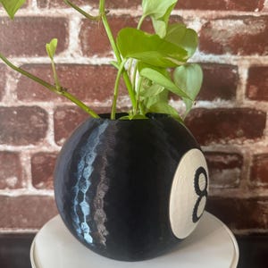 Large 8-ball Planter Gift & Decoration - Etsy