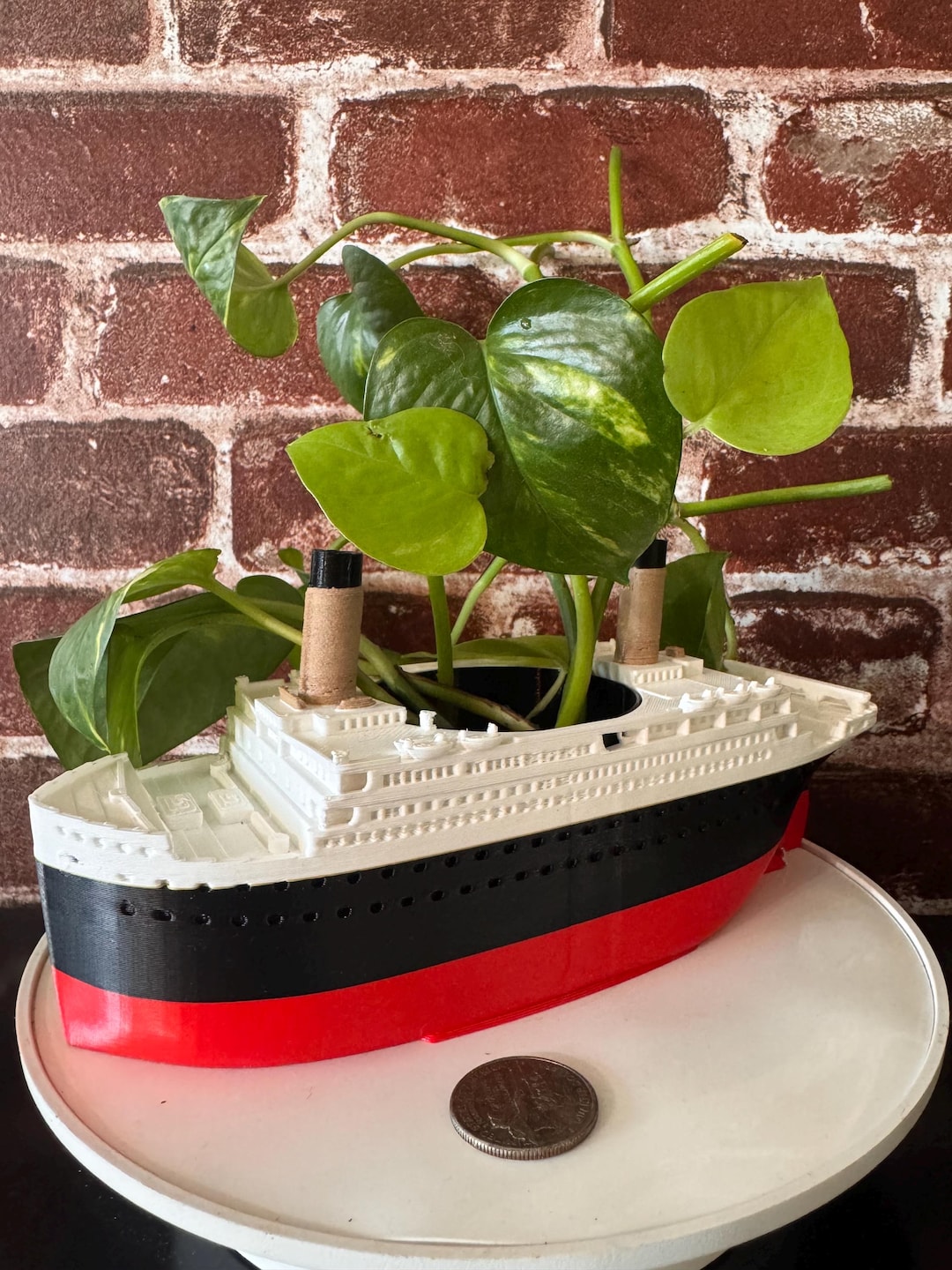 Titanic Ship Planter Gift With Inner Pot - Etsy