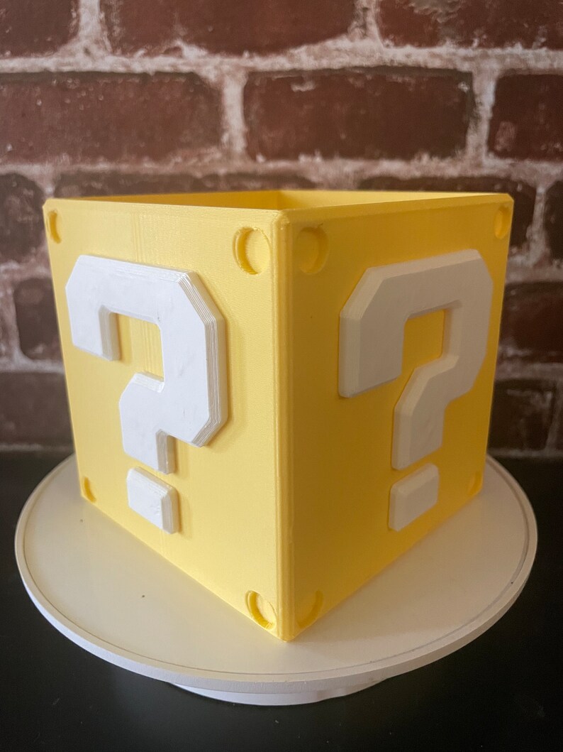 Question Mark Mario Planter Gift - Etsy