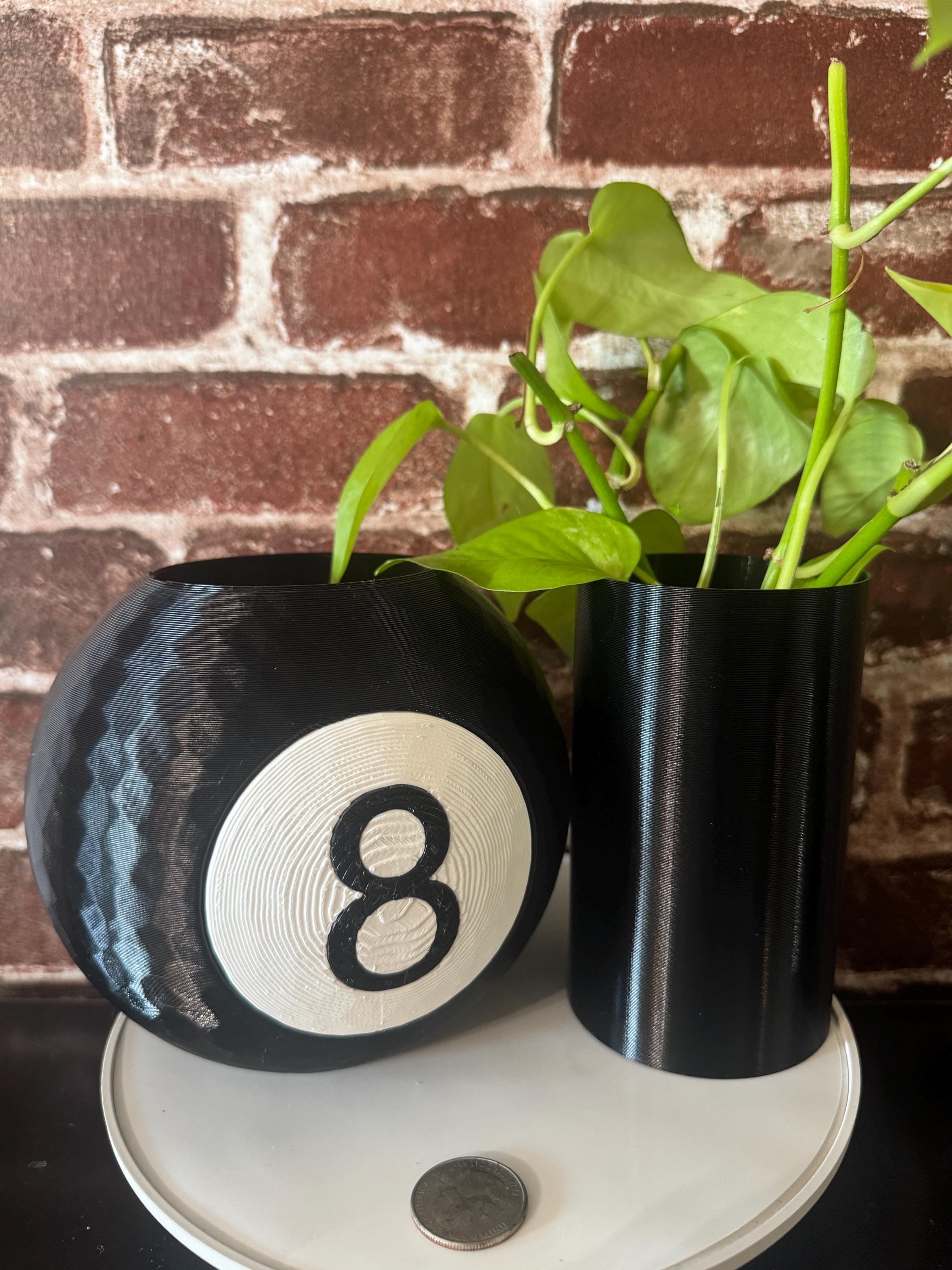 Large 8-ball Planter Gift & Decoration - Etsy