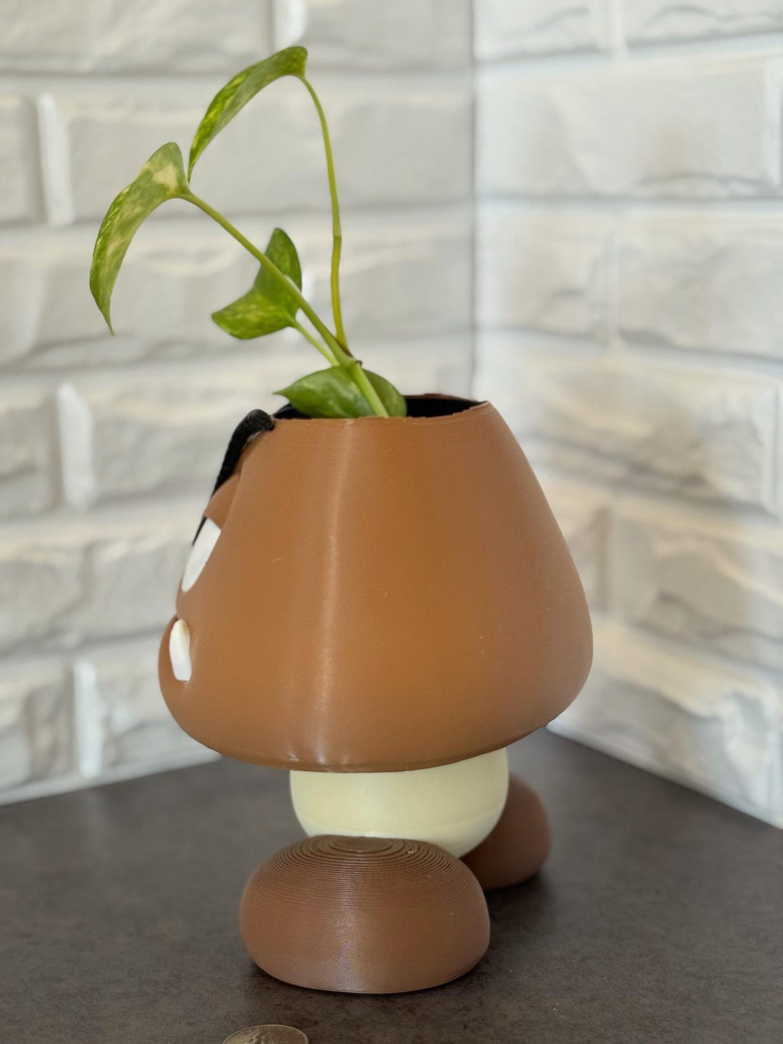 New and Improved- Goomba Mario Planter Gift W Inner Pot - Etsy