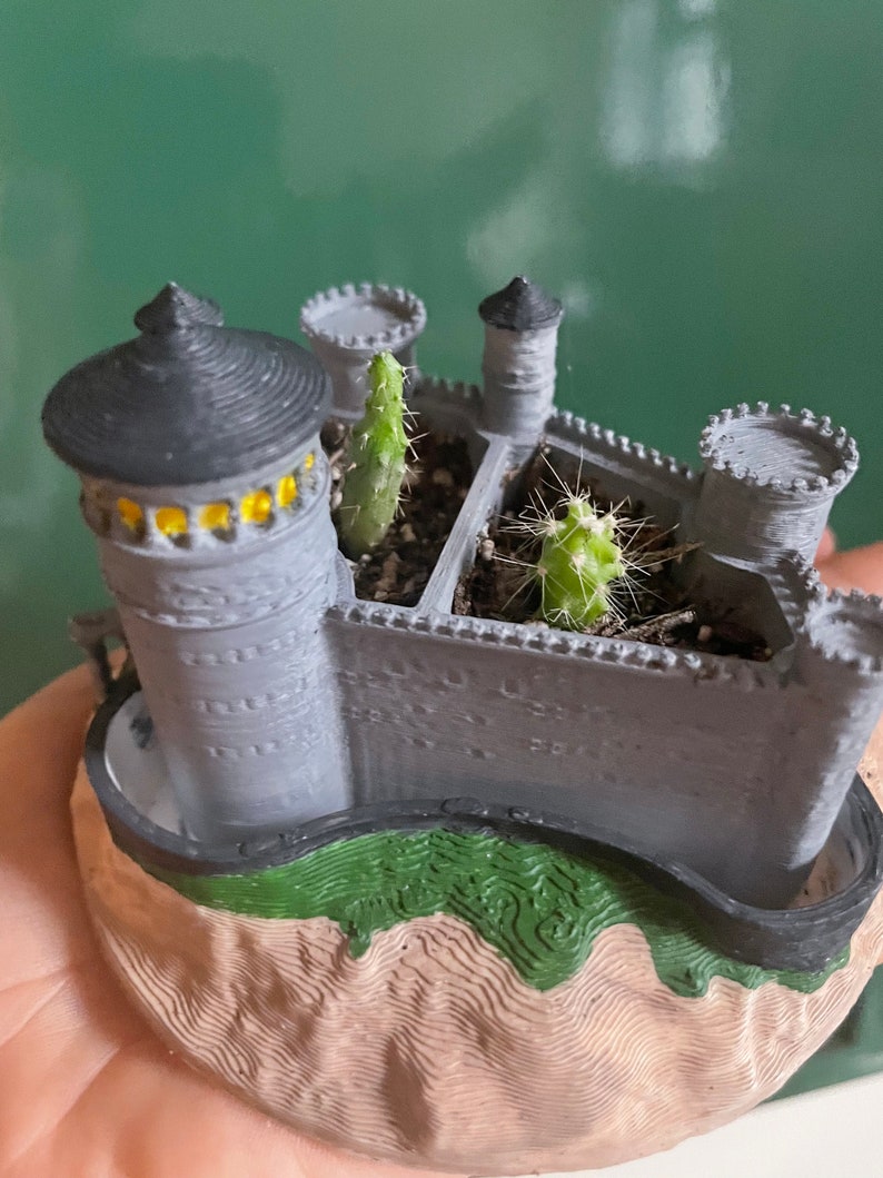 Castle Planter Gift - Etsy
