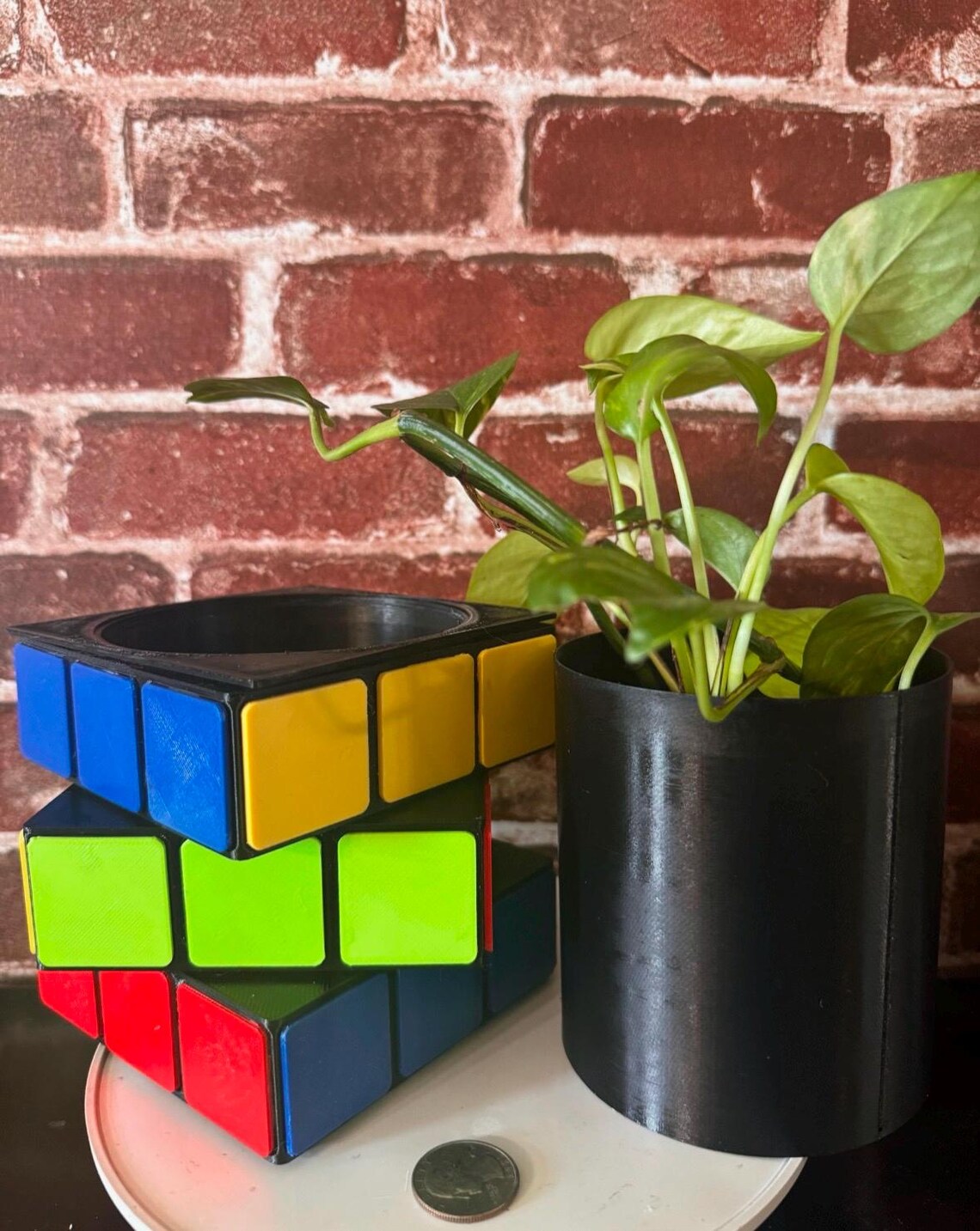 Rubix Cube Planter Gift - Etsy