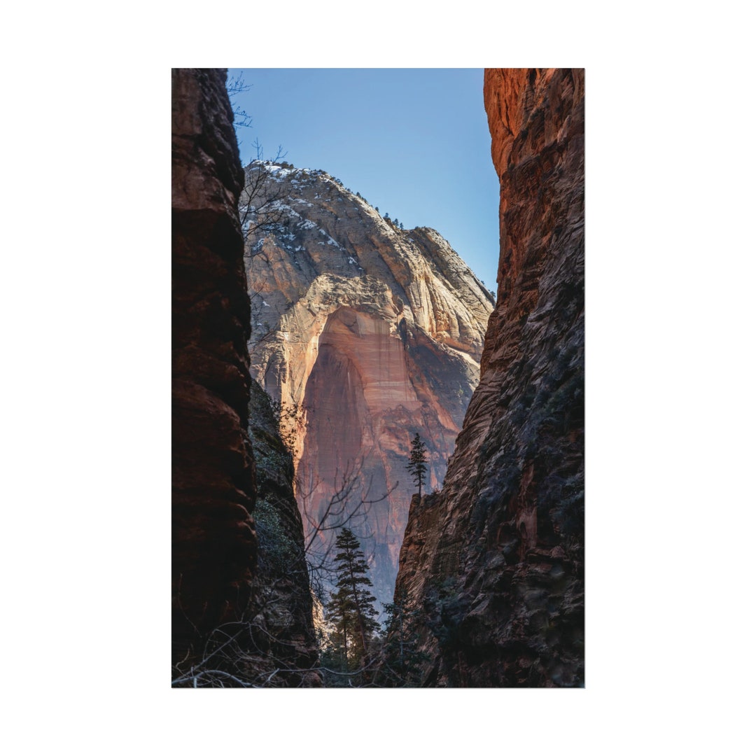 Angel's Landing Posters Zion National Park Utah Travel - Etsy