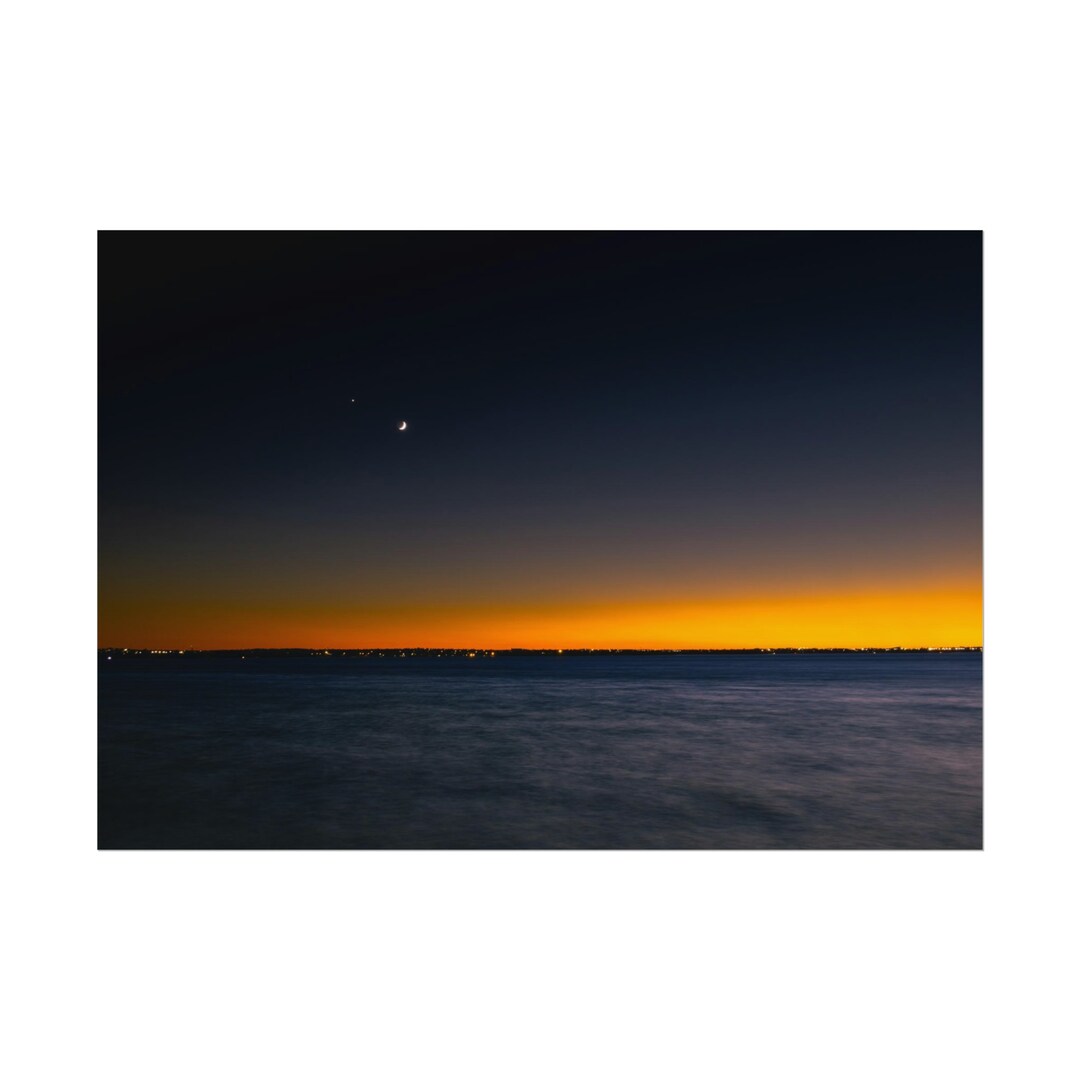 Moonscape III Poster Print, Celestial View, Nature's Color Palette ...