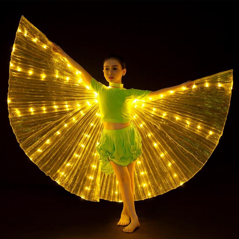 Led Luminous Rave Party Wings – Light-up Butterfly Cloak for Festivals ...