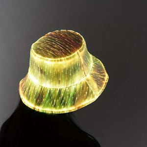 Fiber Optic LED Bucket Hat: Light-up Rave Festival Gear - Etsy