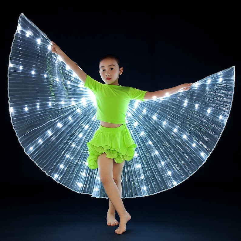 Led Luminous Rave Party Wings – Light-up Butterfly Cloak for Festivals ...