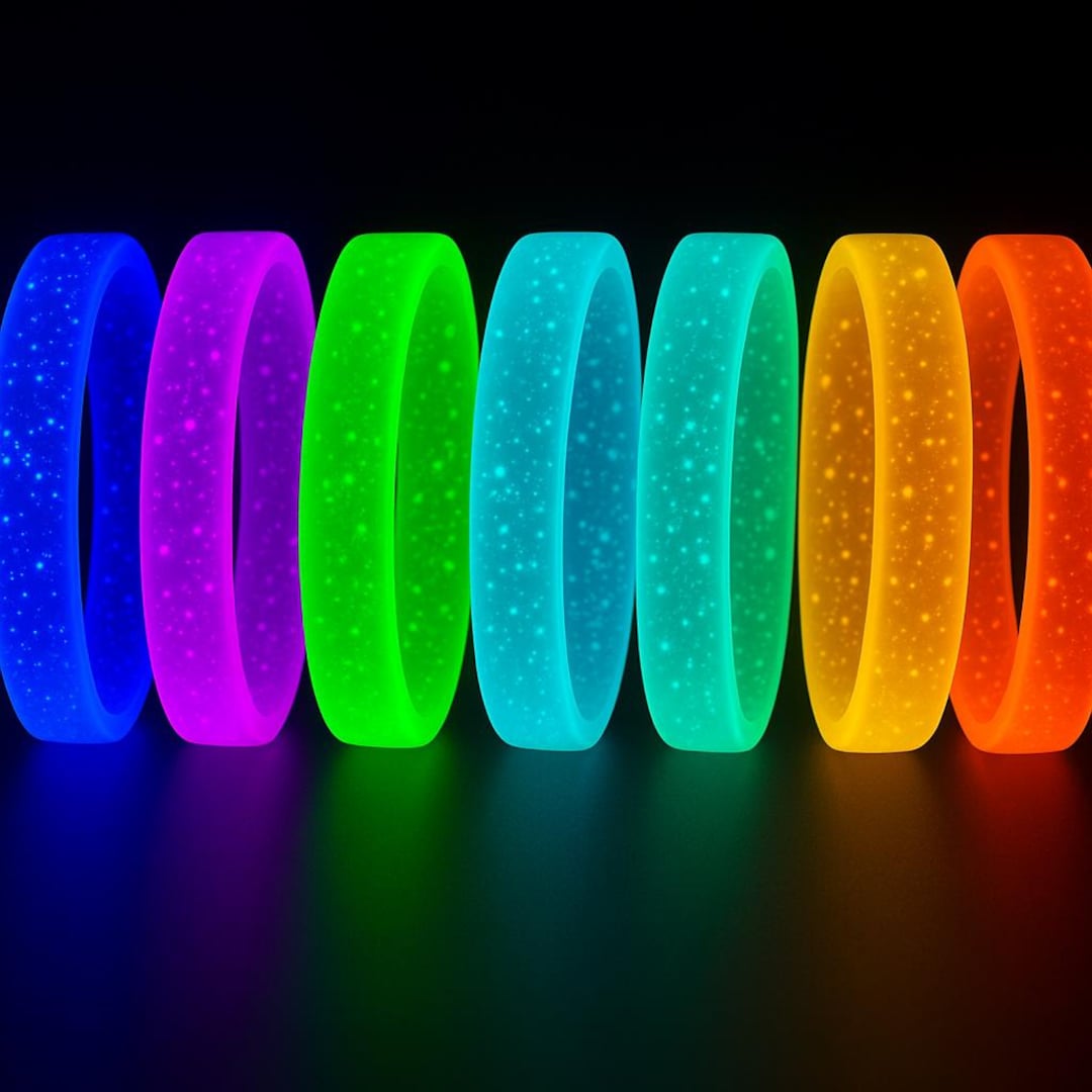 LED Glow Bracelets: Neon Light-up Wristbands for Parties & Raves - Etsy
