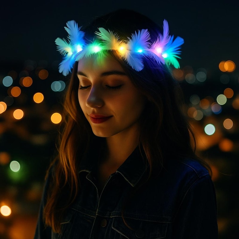 Light up Headdress - Etsy