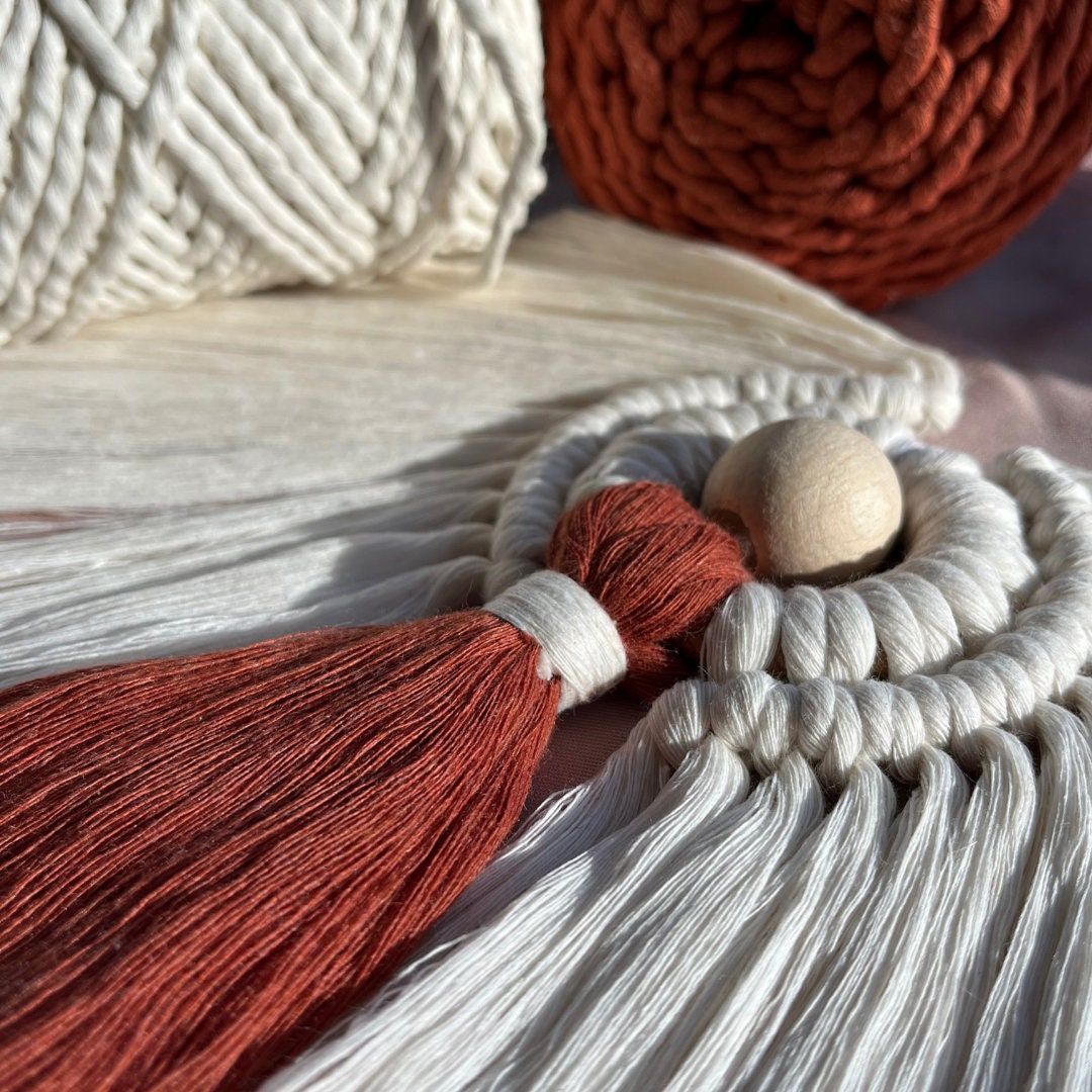 Cosy Angel | Makramee Weihnachtsengel Makramee-schutzengel ...