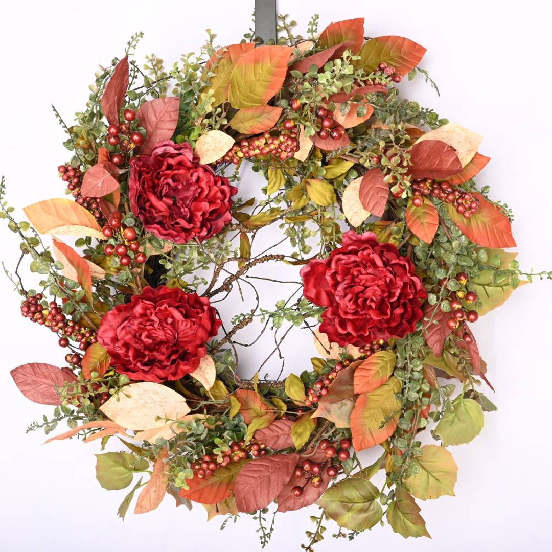 Fall Wreath, Front Door Wreath, Wreath for Fall, Autumn Wreath ...