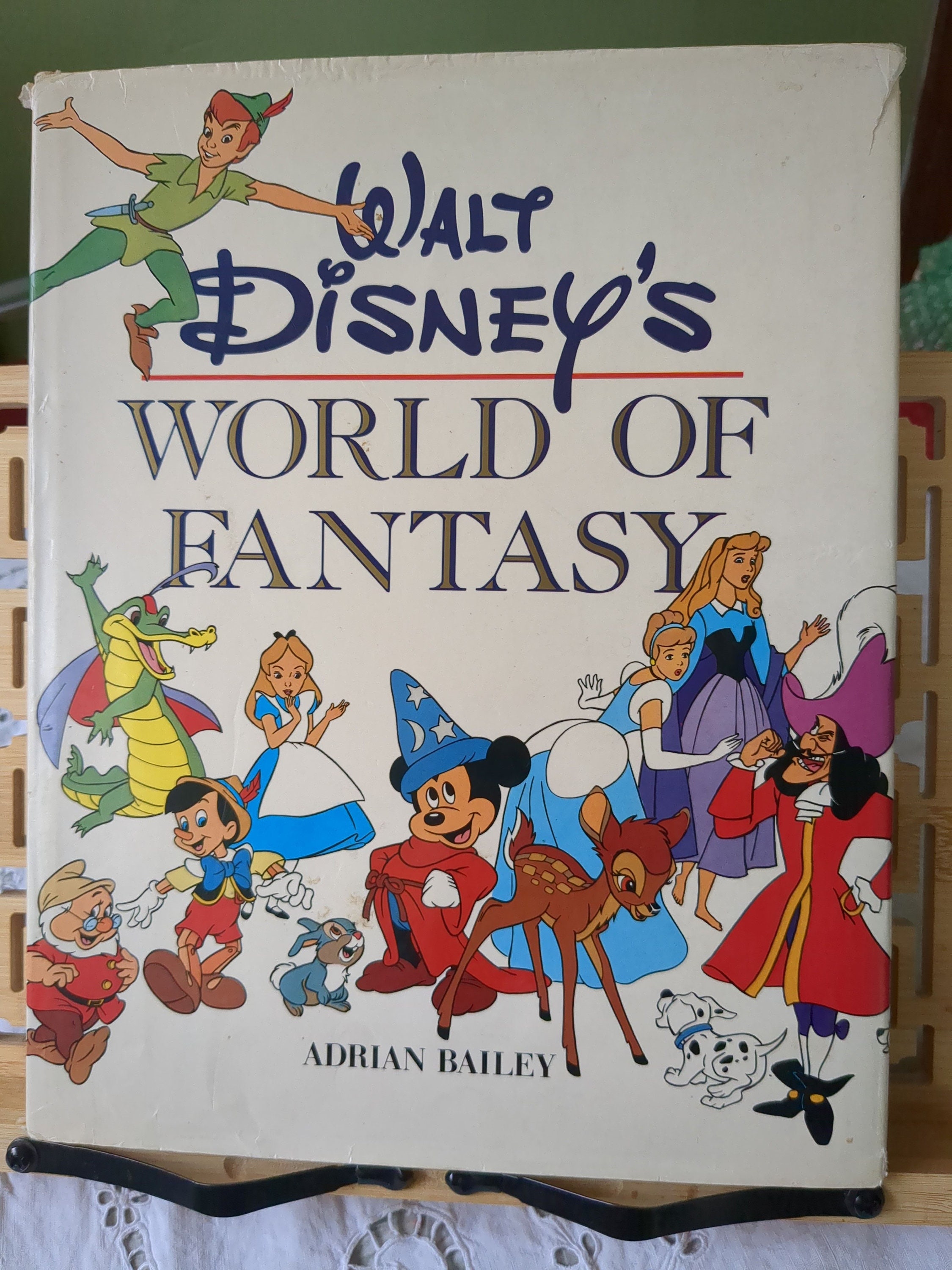 Walt Disneys World of Fantasy Hard Cover Book - Etsy