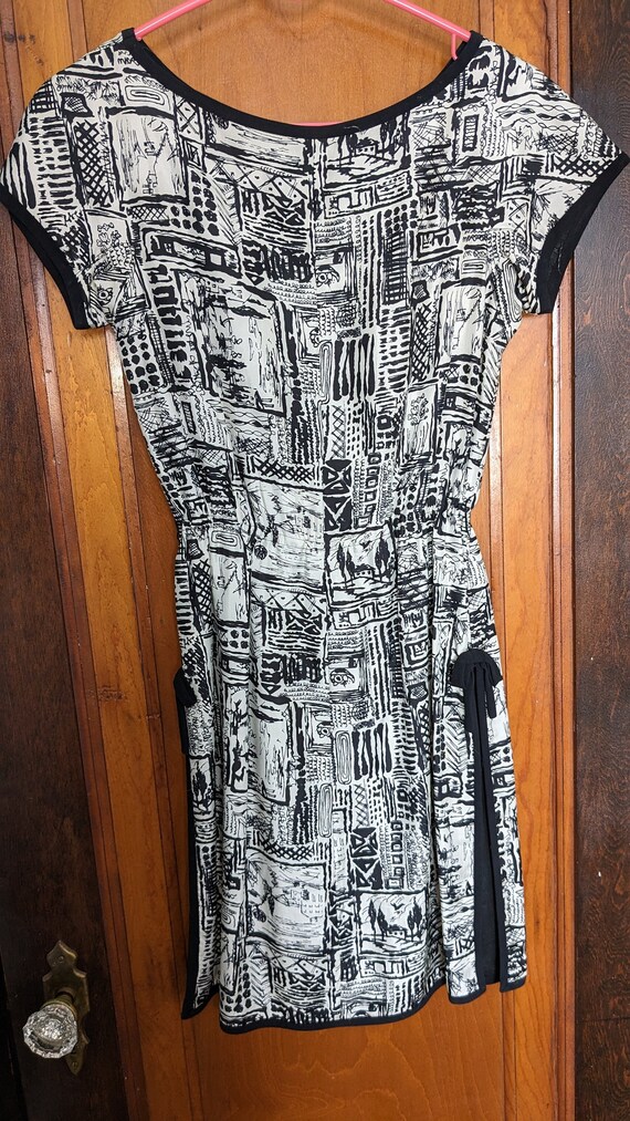 Vintage Cocktail Dress 50s Gem