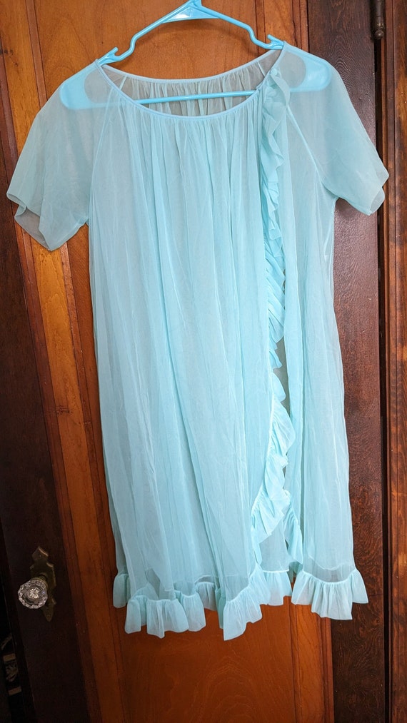 vintage ruffled sheer - Gem