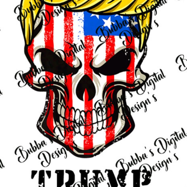 Trump Skull Flag - Etsy