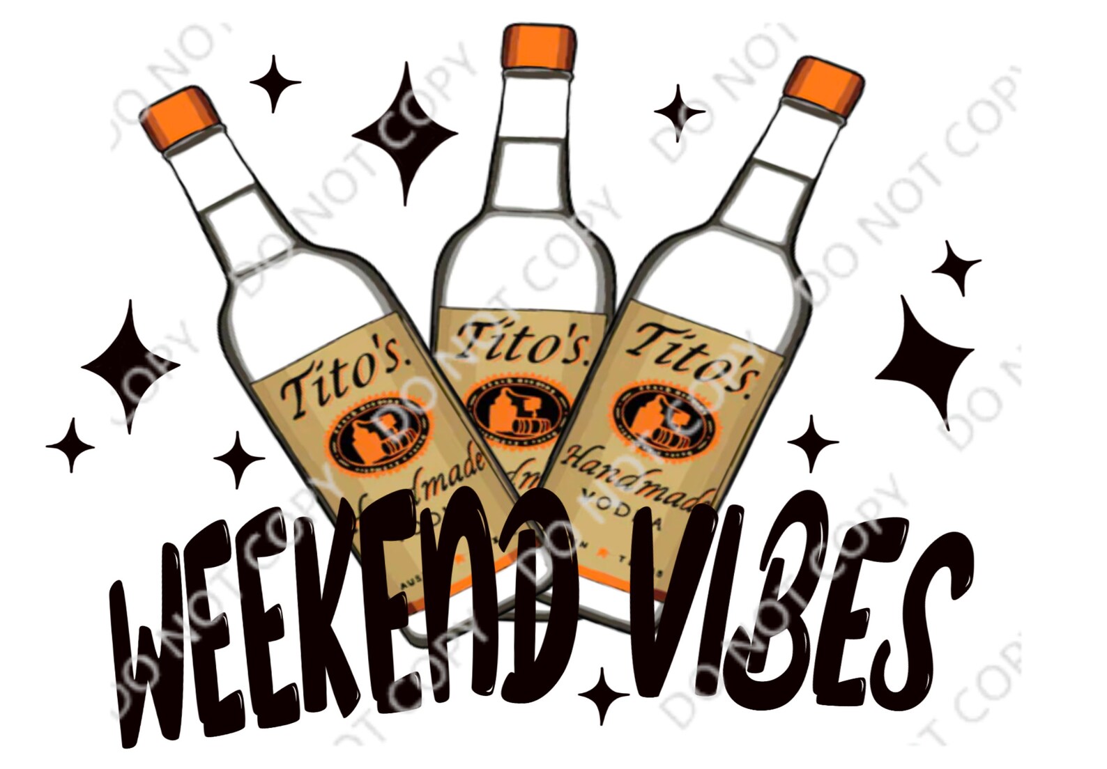 Tito’s Weekend Vibes PNG Digo Download - Etsy