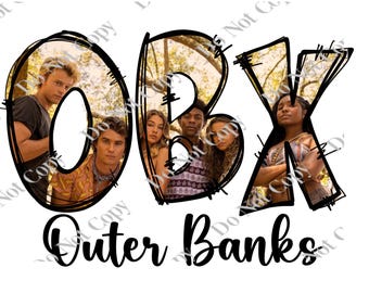 Outer Banks TV Show OBX Digital Design - Etsy