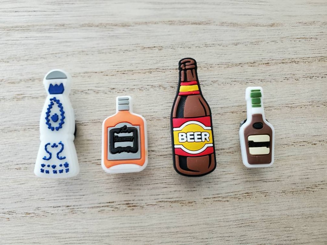 Clase Azul Reposado Tequila Jibbitz, Beer Croc Charm, Hennessy Whiskey ...