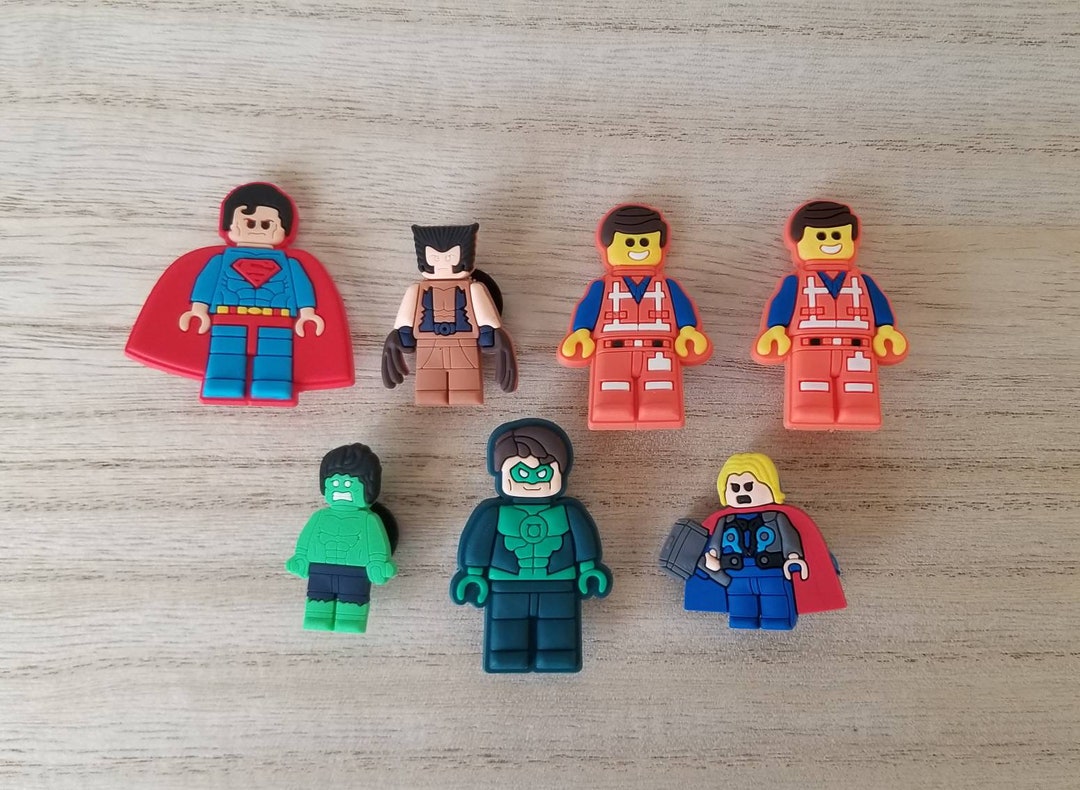 Spiderman Croc Charm, Lego Croc Charm, Green Lantern Croc Charm ...