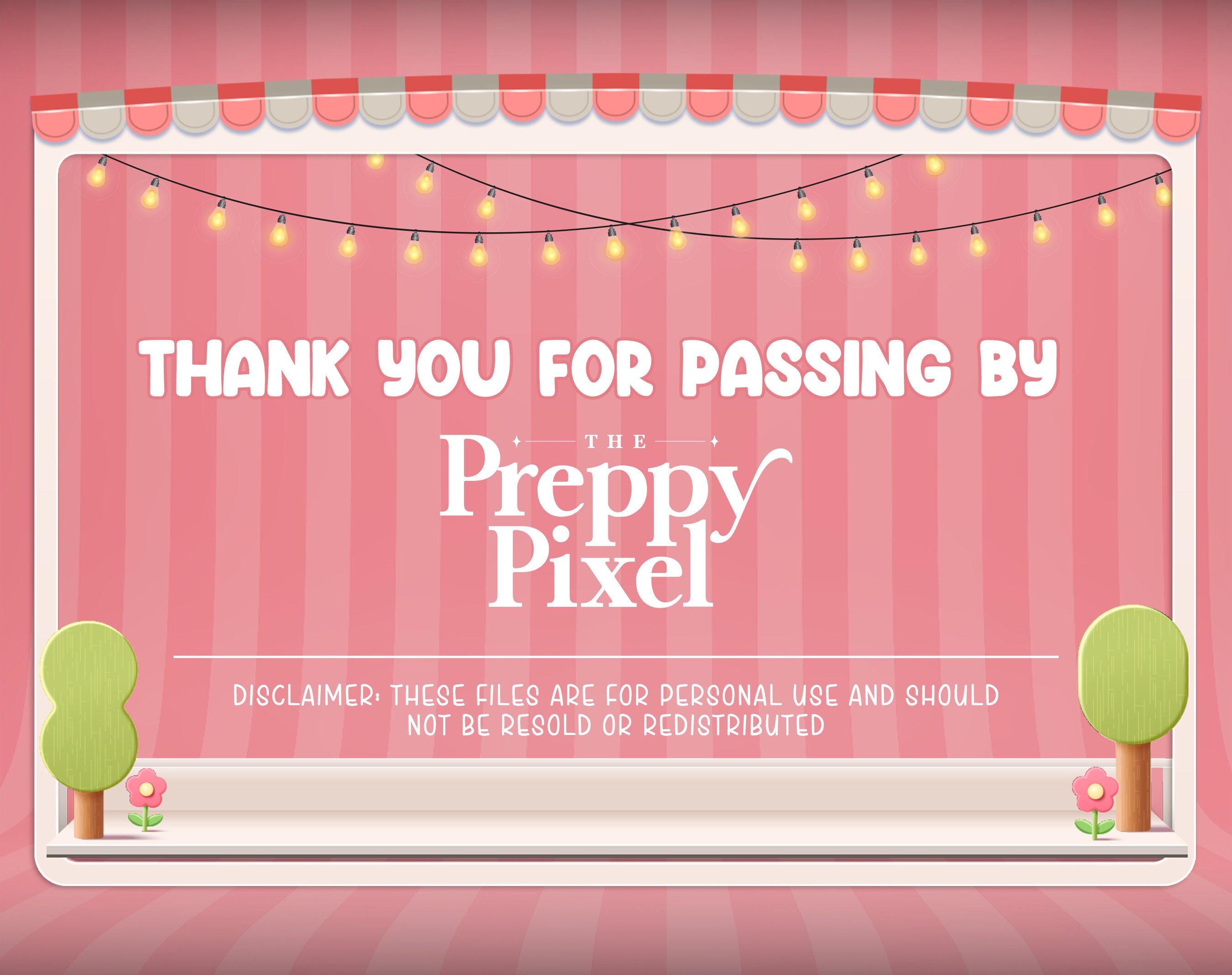 Cafe Rosé Stream Package / Pink Aesthetic / Stream Setup / Kawaii ...