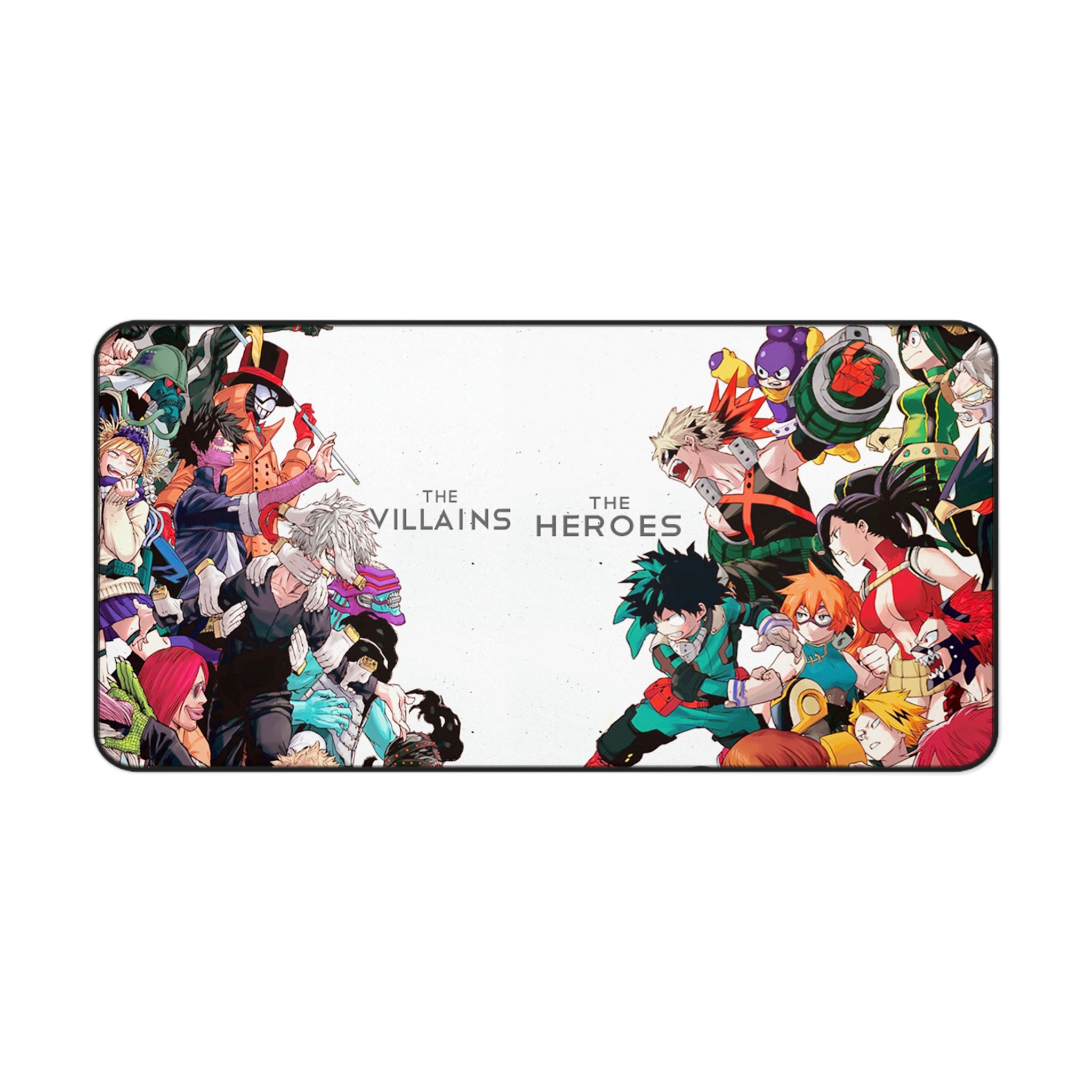 MHA Heroes Vs Villains | Anime XL Gaming Desk Mat | Printerval Canada