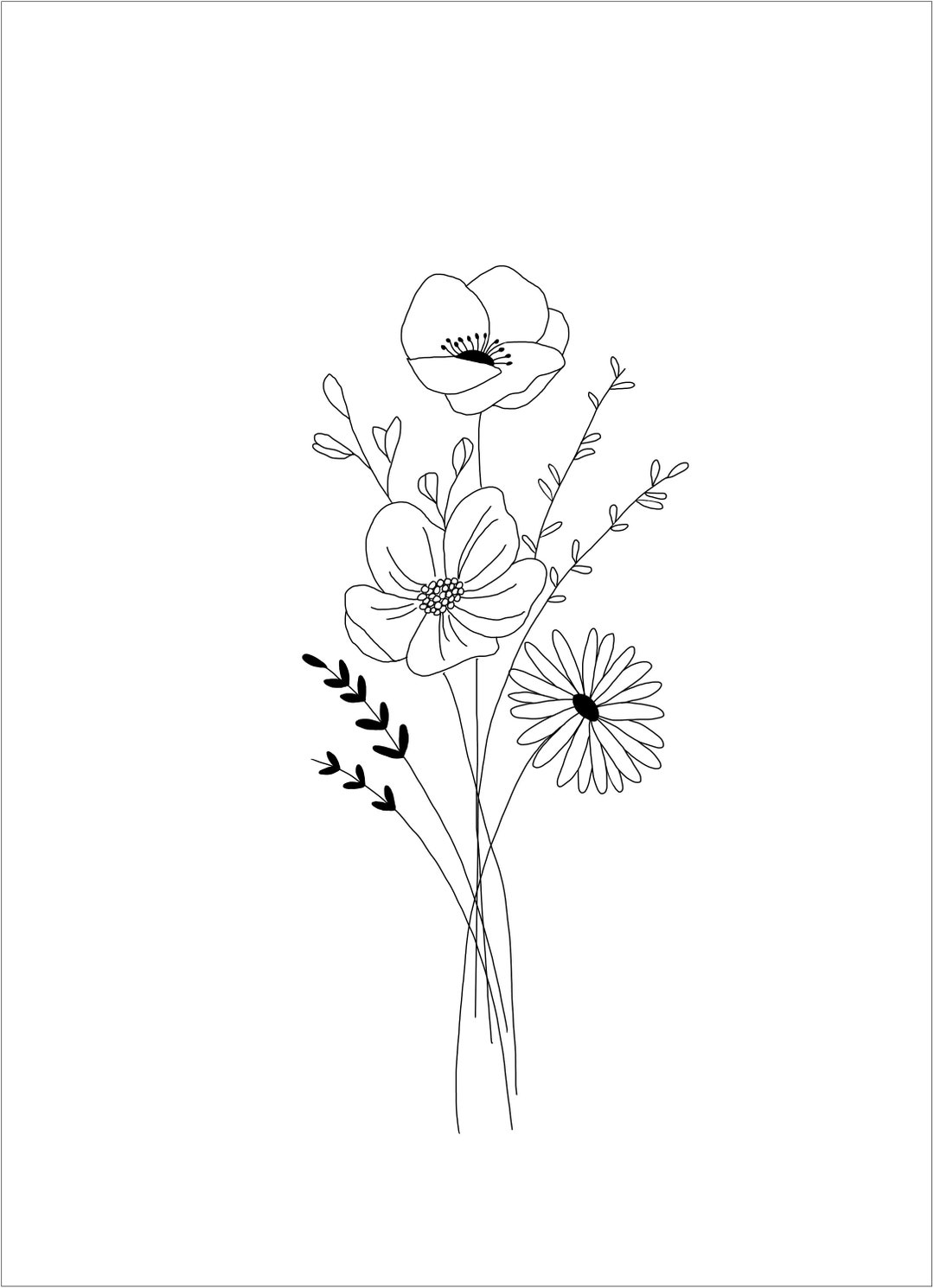 Floral Digital File - Etsy