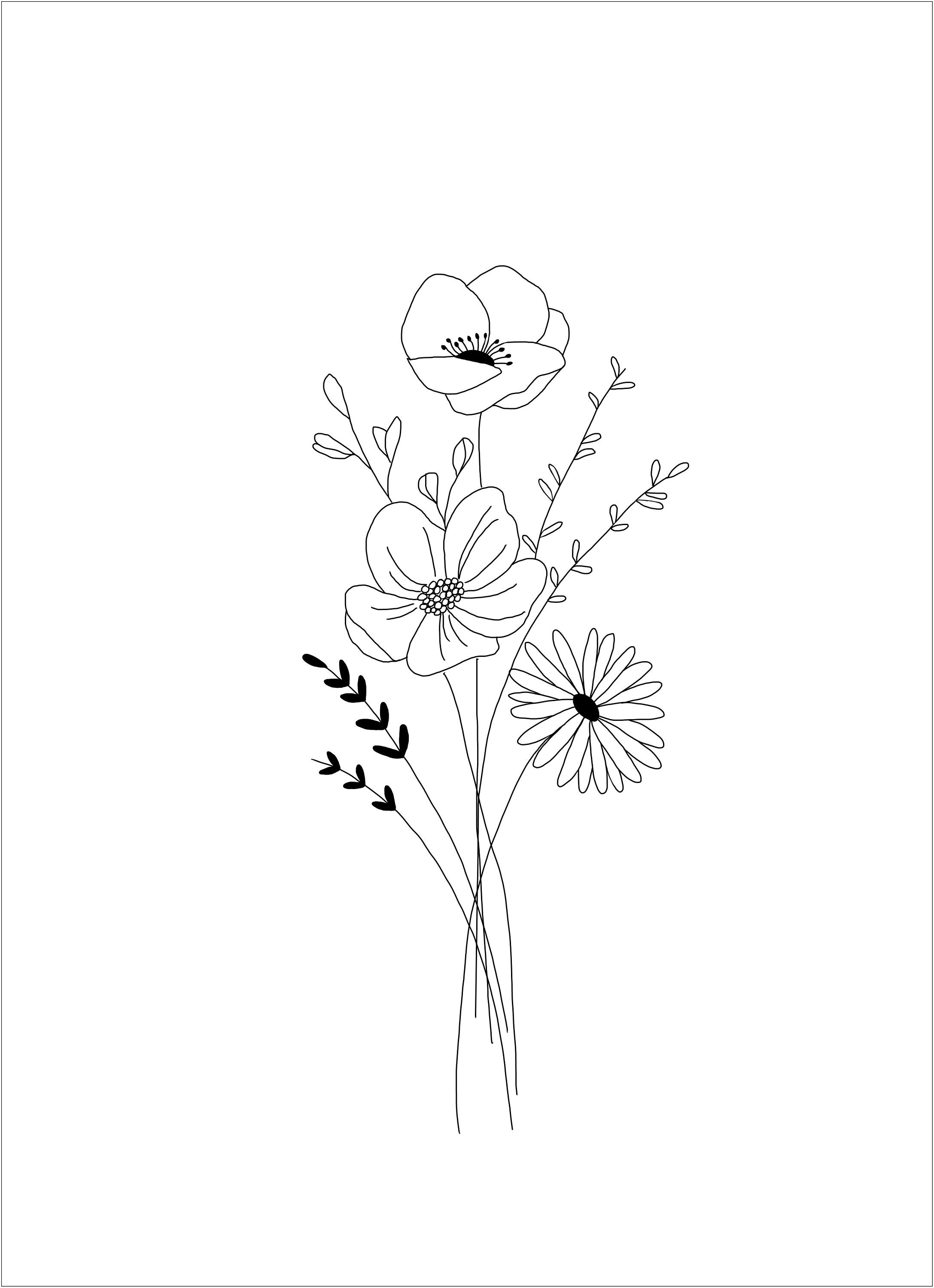 Floral Digital File - Etsy