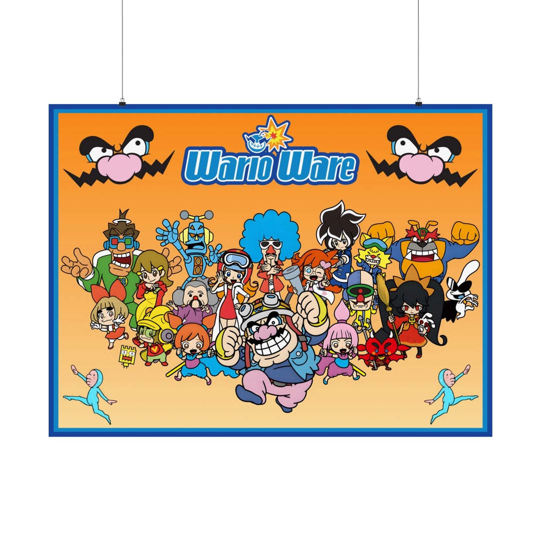 Warioware Crew Poster - Classic Variant - Etsy