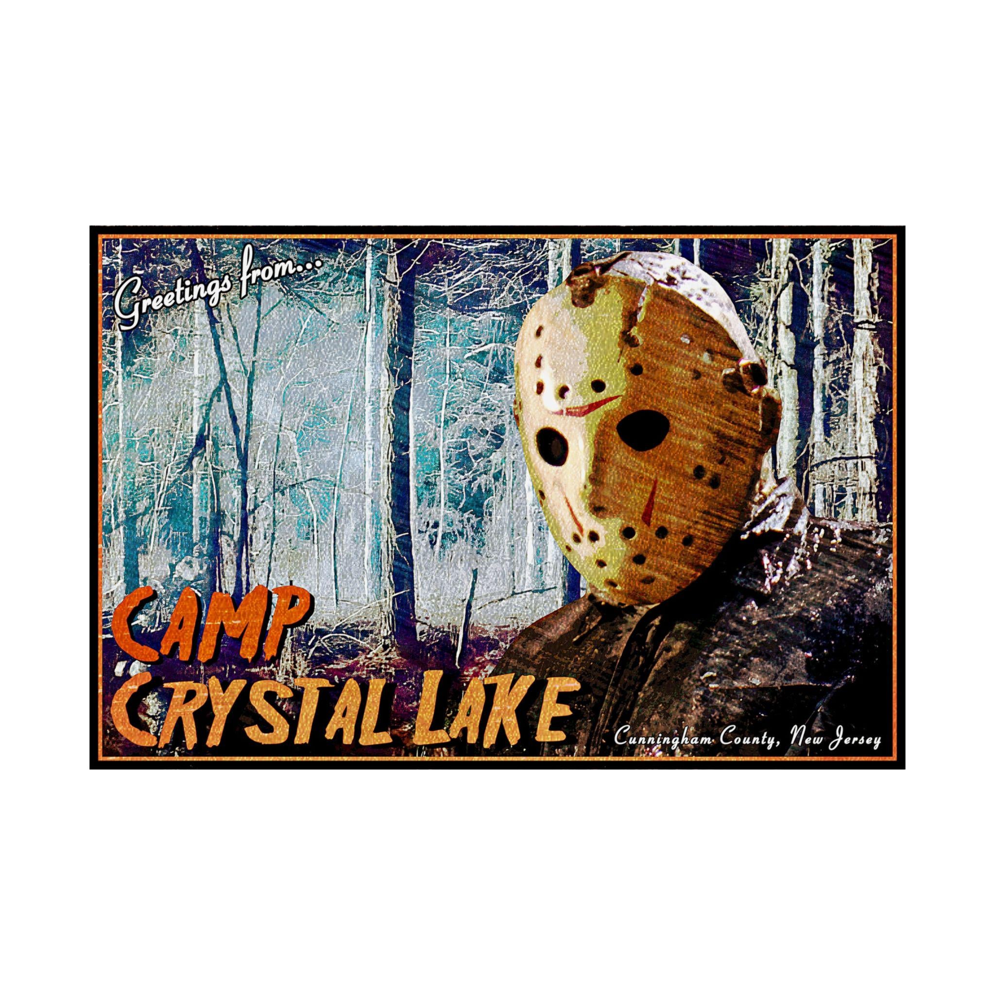 Camp Crystal Lake Postcard Poster - Etsy