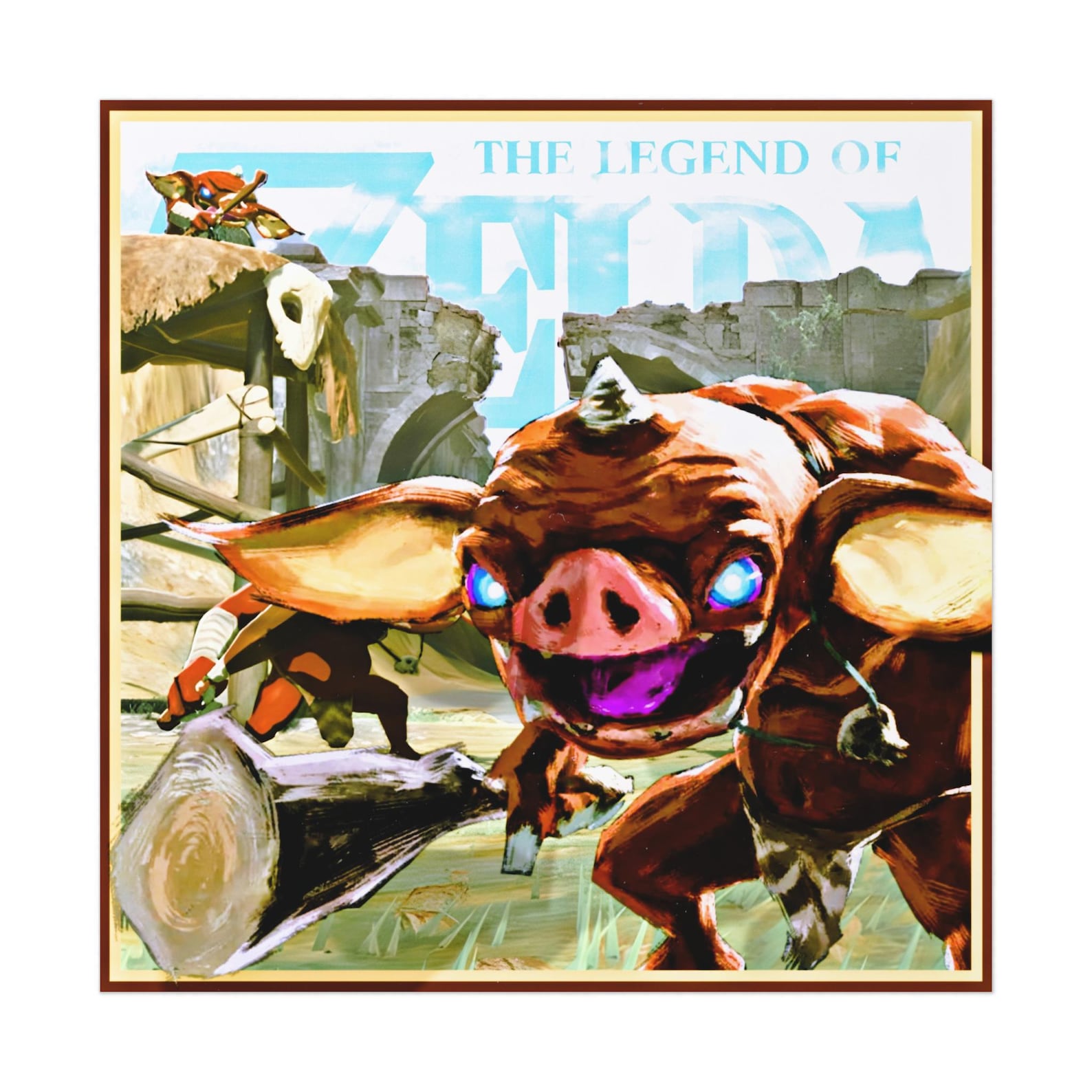 Zelda, Breath of the Wild Bokoblin Poster - Classic Variant - Etsy