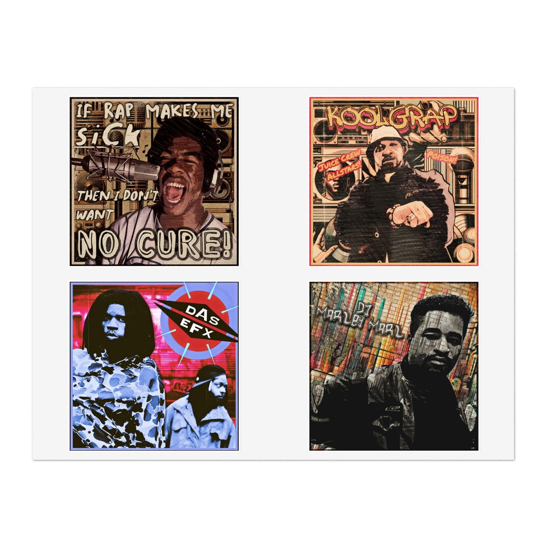 Classic Hip Hop Sticker Sheet - 1 of 2 - Etsy